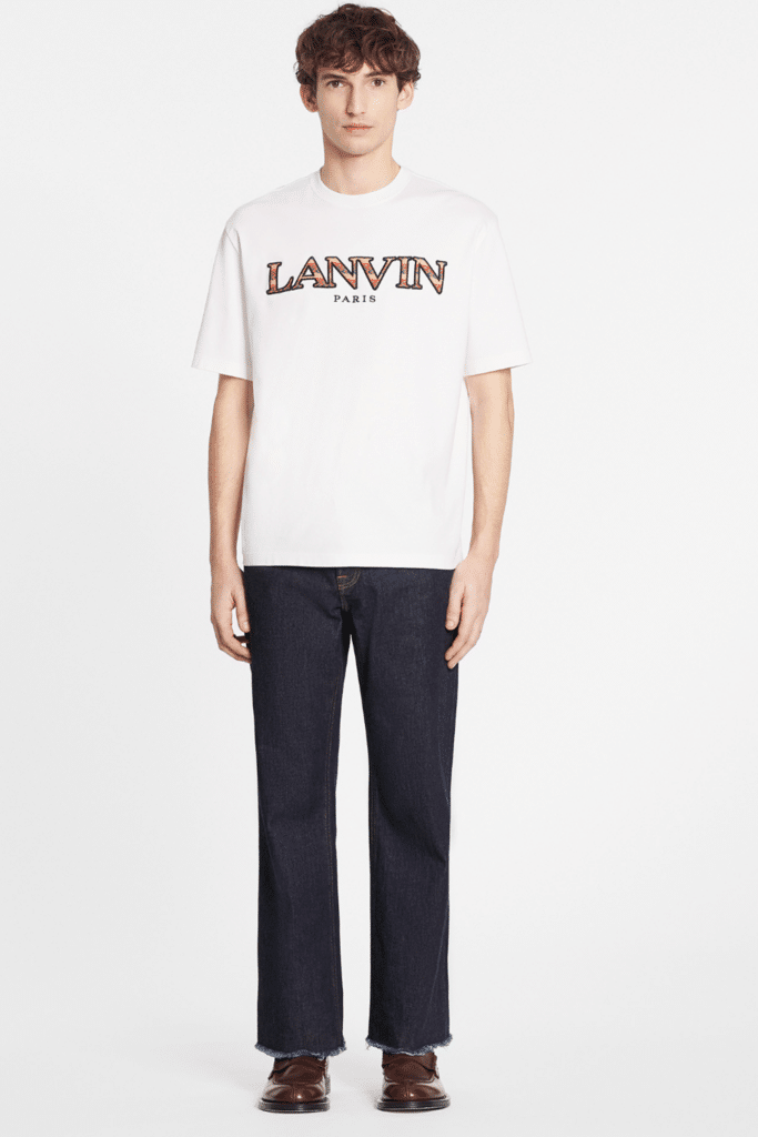 Tee-Shirt Lanvin Curb Blanc - Boutique Jean Gaillard